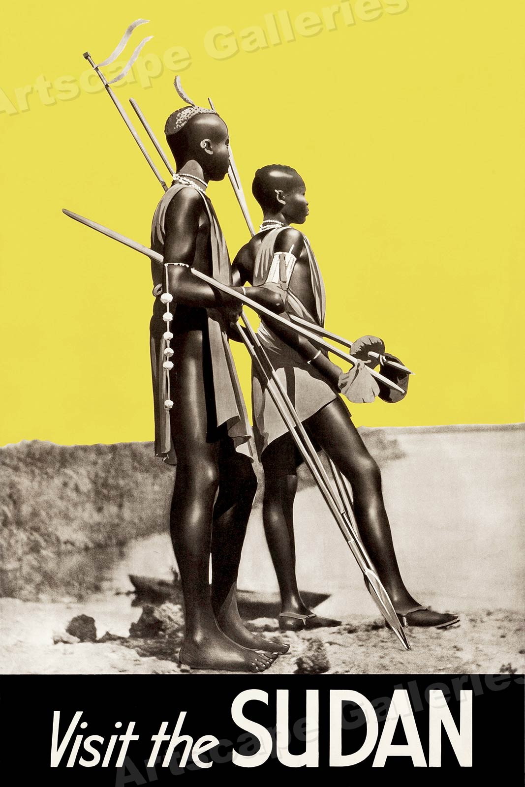 1930s “Visit the Sudan” Vintage Style Africa Travel Poster - 16x24 | eBay