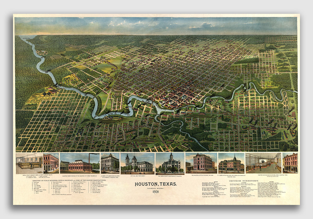 Old Maps Of Houston Texas